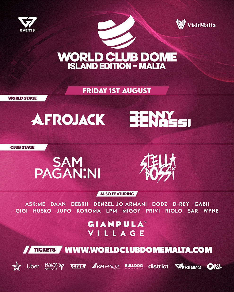 World Club Dome Malta 2026 | Island Edition Festival – Malta Party Vibes